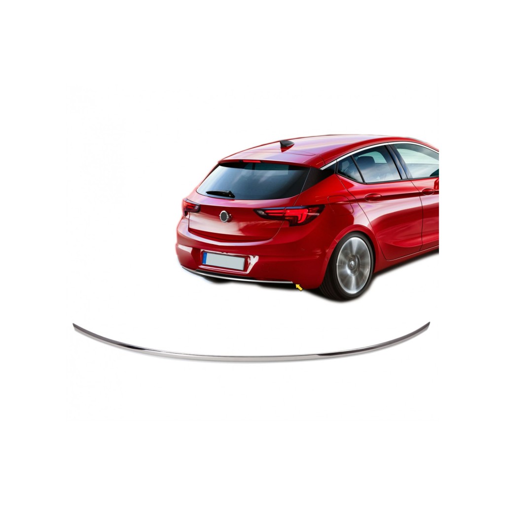 OPEL ASTRA K 5D 2015 ΔΙΑΚΟΣΜΗΤΙΚΟ TRIM ΠΡΟΦΥΛΑΚΤΗΡΑ ΠΙΣΩ ΧΡΩΜΙΟ 1ΤΕΜ.